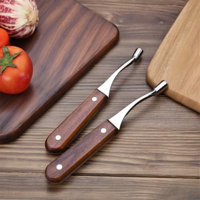 China Logo Customized Logo Multi-Purpose Stainless Steel Shrimp Peeler and Fish Belly Knife for sale