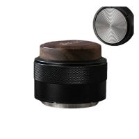 China Walnut Wood-Covered Coffee Beans Tamper for 304 Stainless Steel Eco-Friendly Kitchen for sale