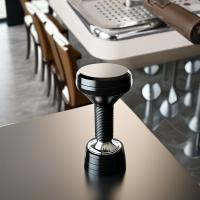 China Barista 2-in-1 Eco-Friendly Silver Tamper Leveler Coffee Distributor for 51mm 53mm 58mm for sale