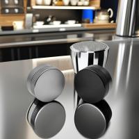 China Adjustable Depth Manual Espresso Dispenser 58mm Metal Coffee Tamper with Four Blades for sale