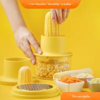 China Hand Vegetable Slicer Stainless Steel Corn Stripper Sheller Grater for Baby's Food for sale