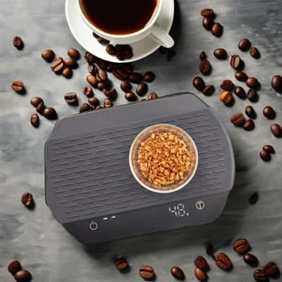 China BAMBOO Kitchen Electronic Coffee Scale with Timer and Silicone Pad in Minimalist Design for sale