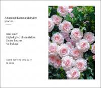 China Silk Articial Flowers for Realistic 3D Cloth Flower Wall and Car Wall Decoration for sale