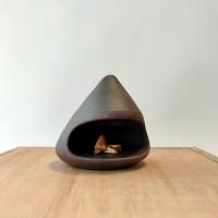 China Metal Home Decoration Mini Incense Burner Holder with Stick Backflow Ceramic Design for sale