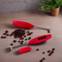 China 2023 Battery Operated Stainless Steel Whisk Electric Coffee Frother for Milk Frothing for sale