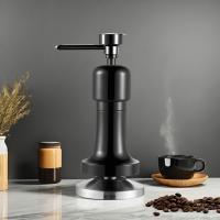 China Stainless Steel Hand Push Coffee Tamper Stand Perfect for Cafe Espresso Tampering for sale