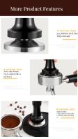 China 58mm Manual Barista Tool Eco-Friendly PC Material for Modern Espresso Distributor for sale