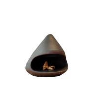 China Embossing Printing Incense Burner Hand Carved Hollow Stick Box Metal Home Decoration for sale
