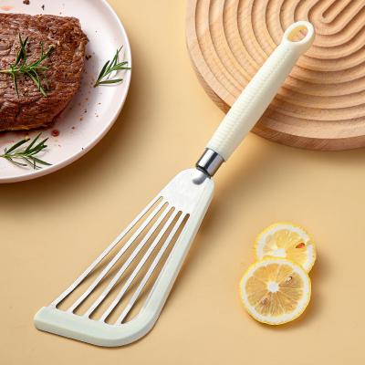China Stainless Steel Slotted Turner Heat Resistant Spatula for Nonstick Cookware in Kitchen for sale