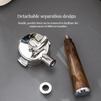 China Solid Wood Handle Coffee Tea Tools with Universal Replacement Bottomless Sour Branch for sale