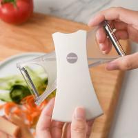 China Commercial Food Buyers Multifunctional Steel Potato Peeler Vegetable and Fruit Cutter for sale