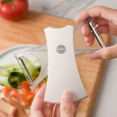 China Commercial Food Buyers Multifunctional Steel Potato Peeler Vegetable and Fruit Cutter for sale