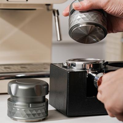 China STAINLESS STEEL 2-in-1 Coffee Distributor Adjustable 51mm 53mm 58mm for Barista Needs for sale