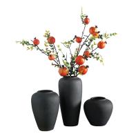 China Customized Senior Tall Dry Flower Tabletop Antiqued Porcelain Vase for Laundry Room for sale