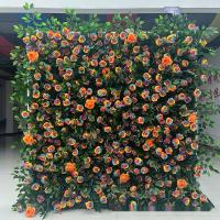 China 3D Cloth Flower Wall and Simulated Green Plants for Wedding Valentine's Day Christmas for sale