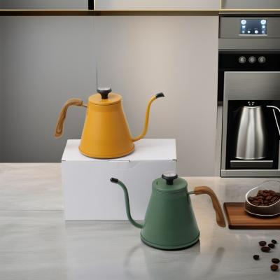 China Gooseneck Coffee Kettle Set for Pour over Brewing Made of Food Grade Stainless Steel for sale