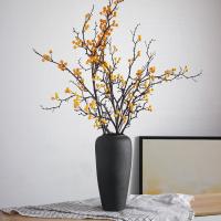 China Large Abstract Design Vase Opaque Glaze Modern Art Deco Style for Tabletop Gifts Stores for sale