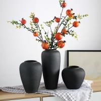 China Large Abstract Design Vase Opaque Glaze Modern Art Deco Style for Tabletop Gifts Stores for sale