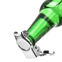China Custom Logo Stainless Steel Multifunction Wine Beer Bottle Opener and Champagne Stopper for sale