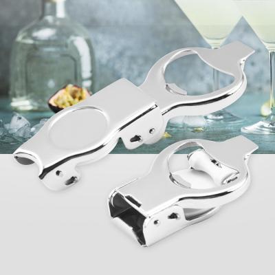 China Stocked Multifunctional Stainless Steel Portable Bottle Opener for Wine and Beer for sale