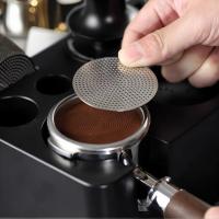 China Barista-Approved 58mm Stainless Steel Coffee Puck Screen for Modern Tea Grinders for sale