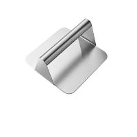 China Square Design Non-Stick Stainless Steel Burger Press Easy Grilling Fabric Tool/Apron for sale
