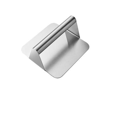 China Square Design Non-Stick Stainless Steel Burger Press Easy Grilling Fabric Tool/Apron for sale