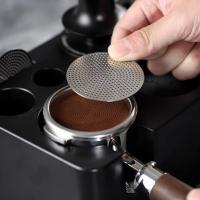 China 58mm Stainless Steel Puck Screen Stocked Tea Tool for Perfect Portafilter Brewing Box for sale