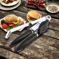 China Home Usage Stainless Steel Custom Easy Crank Manual Can Beer Bottle Opener with Iron Logo for sale