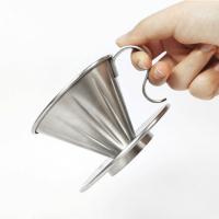 China Bag Style Handle Stainless Steel Tea Coffee Filter Holder for Home and Coffee Shop for sale