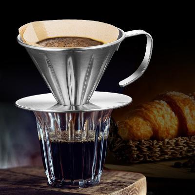 China Customized Stainless Steel Filter Holder Classic Design for Coffee and Tea Lovers for sale