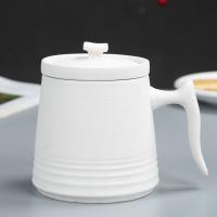 China Custom 900cc White Porcelain Tea Pot Set Luxury Collection with Melamine Cups Saucers for sale