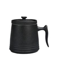 China 900cc Ceramic Tea Pot Set in Classic White Design with Complimentary Cups and Saucers for sale