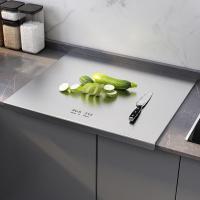 China Conveniently Sized Non-Slip Frosted Acrylic Chopping Blocks for Food Preparation for sale