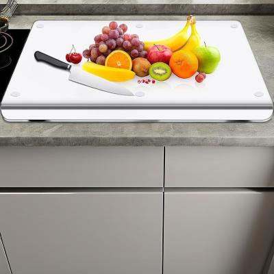 China Customized Color Custom Logo Bamboo Dishwasher Safe Flexible Cutting Board for Kitchen for sale