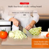 China Durable Rectangle Customizable BAMBOO Cutting Board with Lip Dishwasher Safe Box Packing for sale