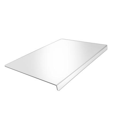 China Durable Kitchen Tools Custom Logo Clear Acrylic Cutting Board with Bamboo Dishwasher Safe for sale