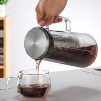 China Stainless Steel Filter Iced Tea Coffee Pot with Large Capacity and Exquisite Design for sale