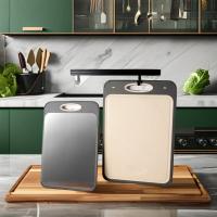 China Thickened Plastic Frame and Eco-friendly Bamboo PP Anti-Slip Cutting Board for Kitchen Essential for sale