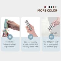 China Salt Pepper Mills with Ceramic Burr Core Stainless Steel Mini Electric Grinder Set ' Needs for sale