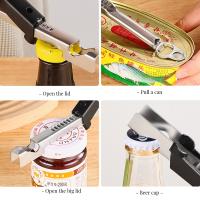China Multifunctional Kitchen Durable Bottle Opener Custom Color Stainless Steel Can Opener for sale