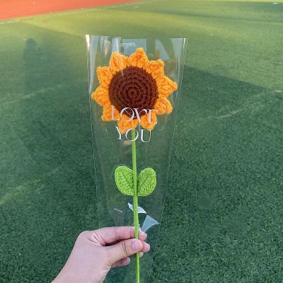 China Graduation and Valentine's Day Made Special with Handcrafted Sunflower Daisy Pouches for sale