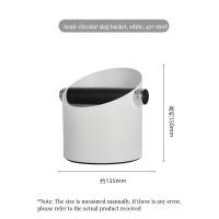 China White Espresso Knock Box Dishwasher Safe Removable Knock Bar Anti-Slip Base Stand Accessory for Home for sale
