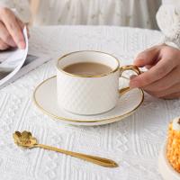 China Modern Design Disposable Bone Cup and Saucer Set in Nordic Style for Modern Homes for sale