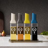 China Gravy Boats Design Glass Oil Jug and Vinegar Bottle Set for Modern Kitchen Needs for sale