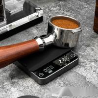 China Digital Coffee Scale 2kg/0.1g Customized Size Rechargeable Timer ABS Design for Tea Tools for sale