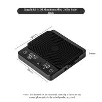 China Digital Coffee Scale 2kg/0.1g Customized Size Rechargeable Timer ABS Design for Tea Tools for sale