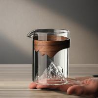 China 240ml Eco-Friendly Glass Tea Cup Handmade Transparent for Hotel -Water Milk Coffee for sale