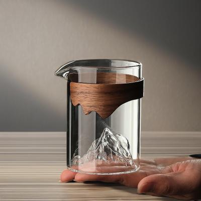 China 240ml Eco-Friendly Glass Tea Cup Handmade Transparent for Hotel -Water Milk Coffee for sale