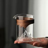 China Classic Design Style 240ml Transparent Glass Tea Cup for Water and Milk Sustainable for sale